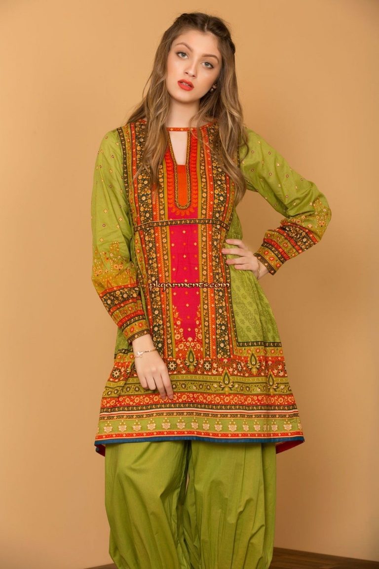 Beautiful Lawn frock Designs & Kurtis for Pakistani Girls 2026