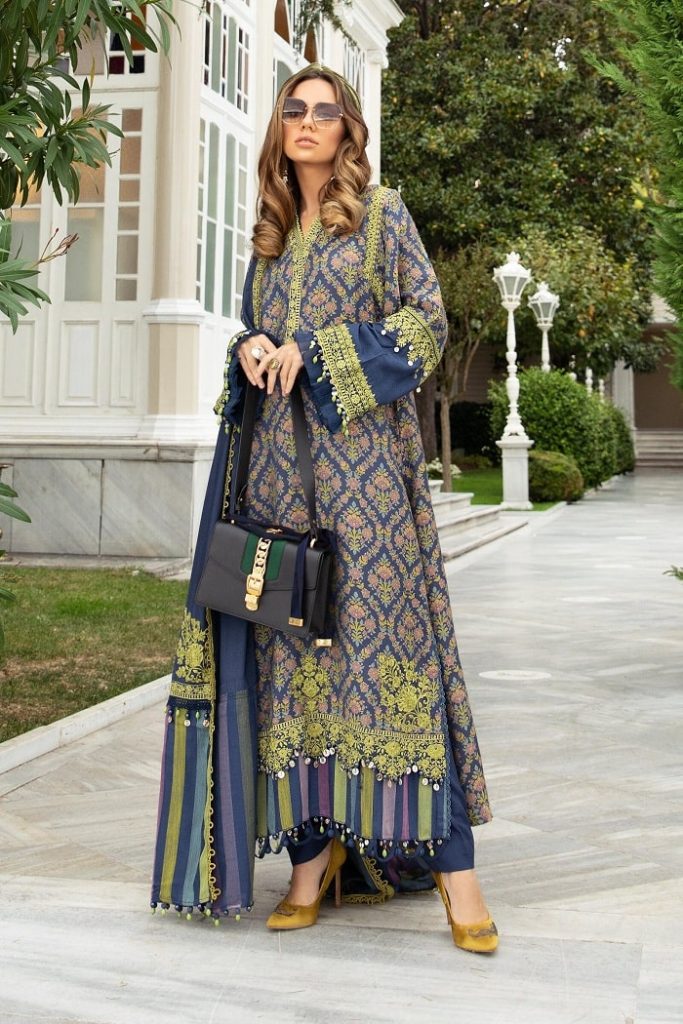 Maria B Winter Linen Collection 2025 For Women