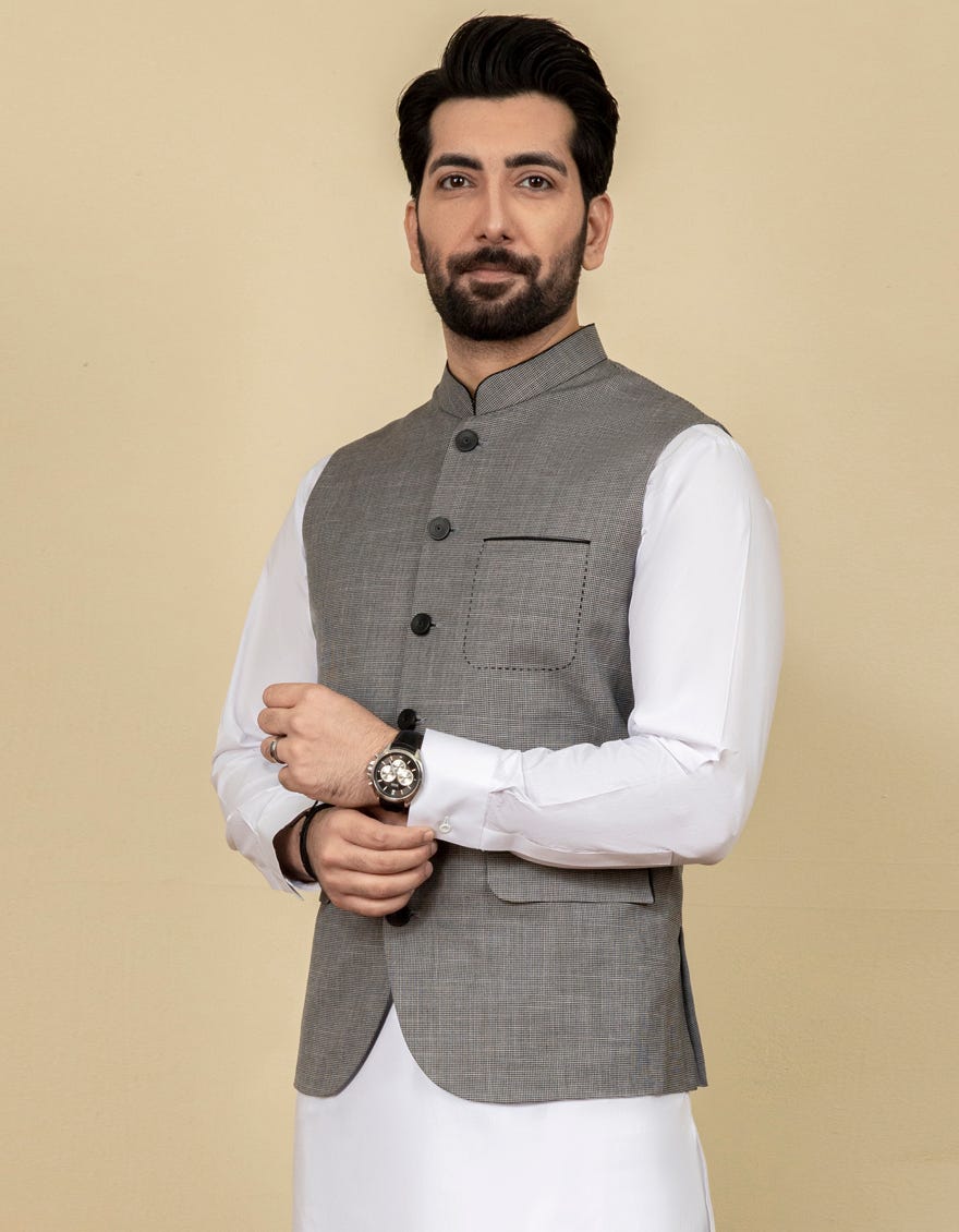 Junaid Jamshed The Royal Prince Waist Coat Collection 2026