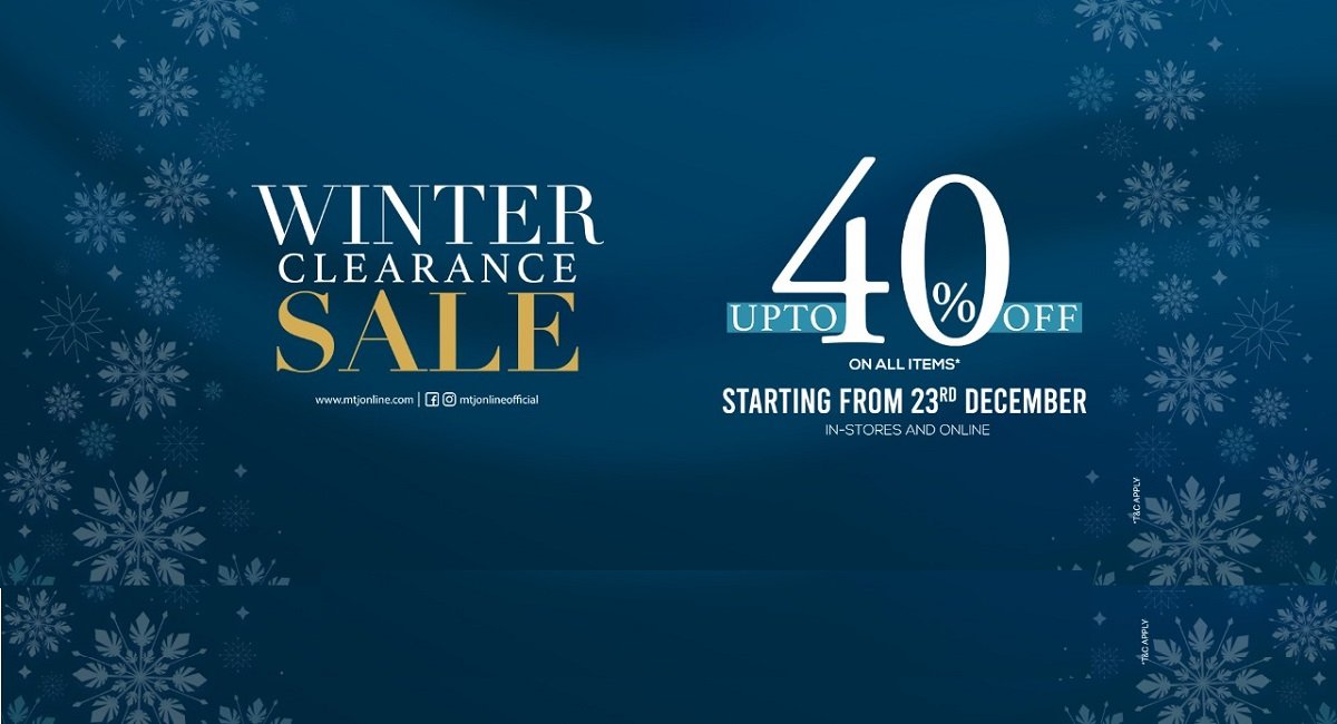 Mtj Winter Clearance Sale Collection 2023 Flat 40% Off With Price