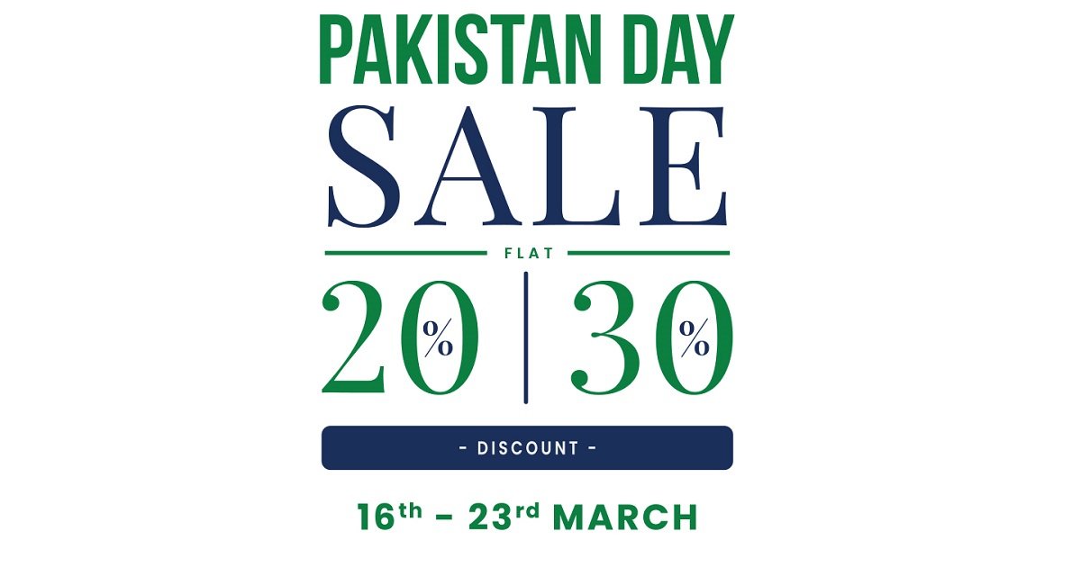Royal Tag Pakistan Day Sale 2023 Flat 20% & 30% Off Now!
