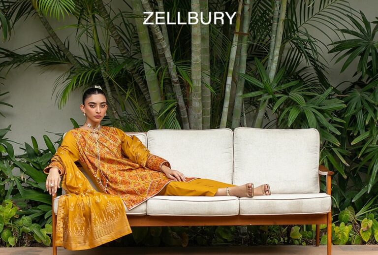 Zellbury Cambric Collection 2023 Unstitched With Price