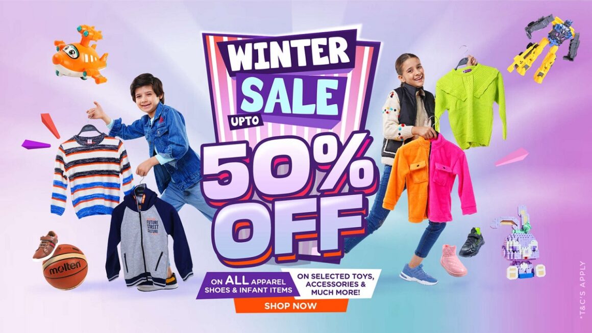 Kids Winter Clothes Sale in Pakistan on Top Brands 2024