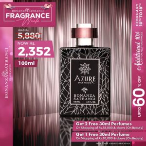 Bonanza Satrangi Perfumes Sale 2026 Upto 60% Off in Pakistan