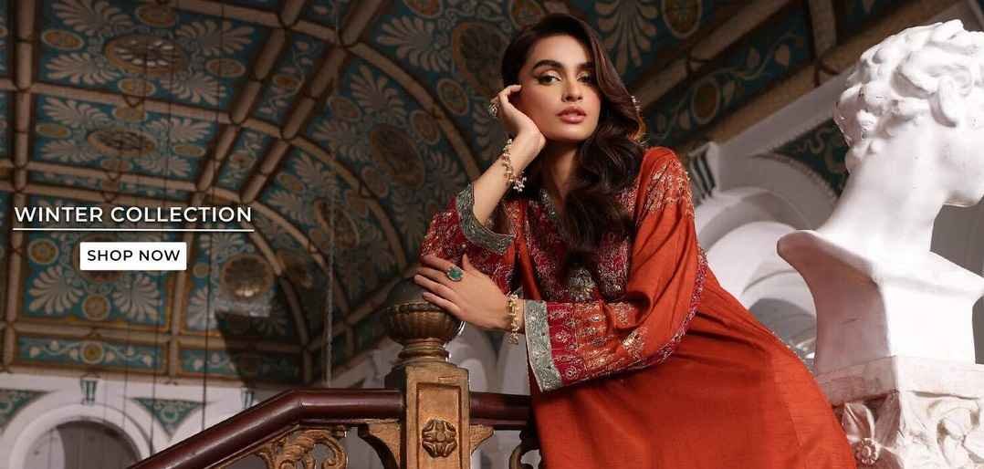 Chinyere Winter Collection 2024 Sale Unstitched With Price