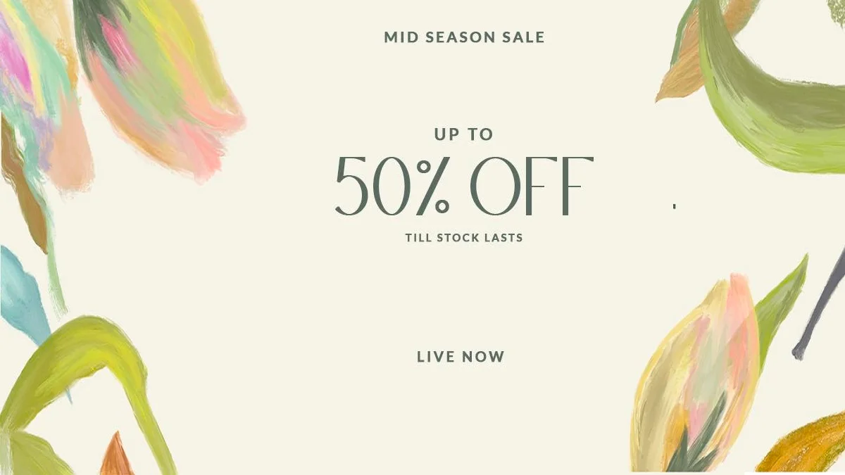 Beech Tree Summer Sale 2025 Upto 50% Off Unstitched Fabrics!